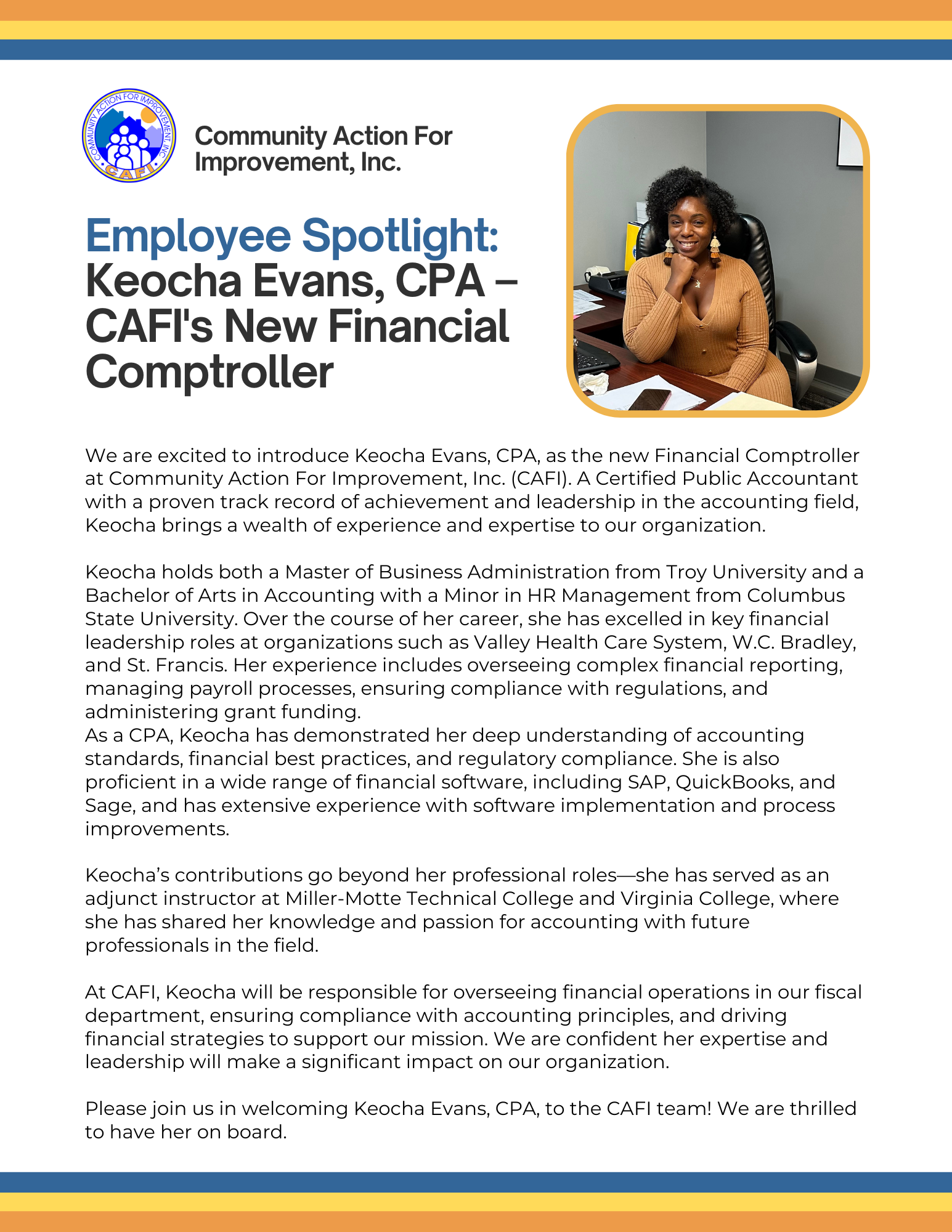 Community Action For Improvement (CAFI)